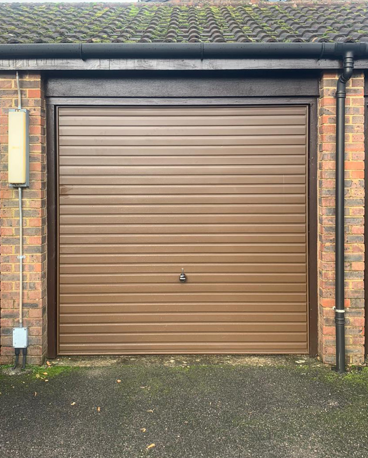 Garador Steel Up & Over Garage Door Finished in Brown - Access Garage Doors
