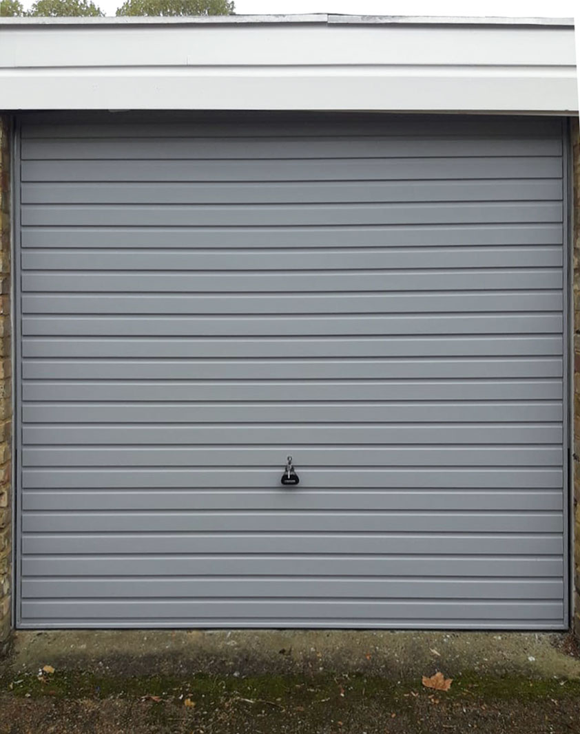 Garador Horizon Steel Up & Over Garage Door Finished in Window Grey ...