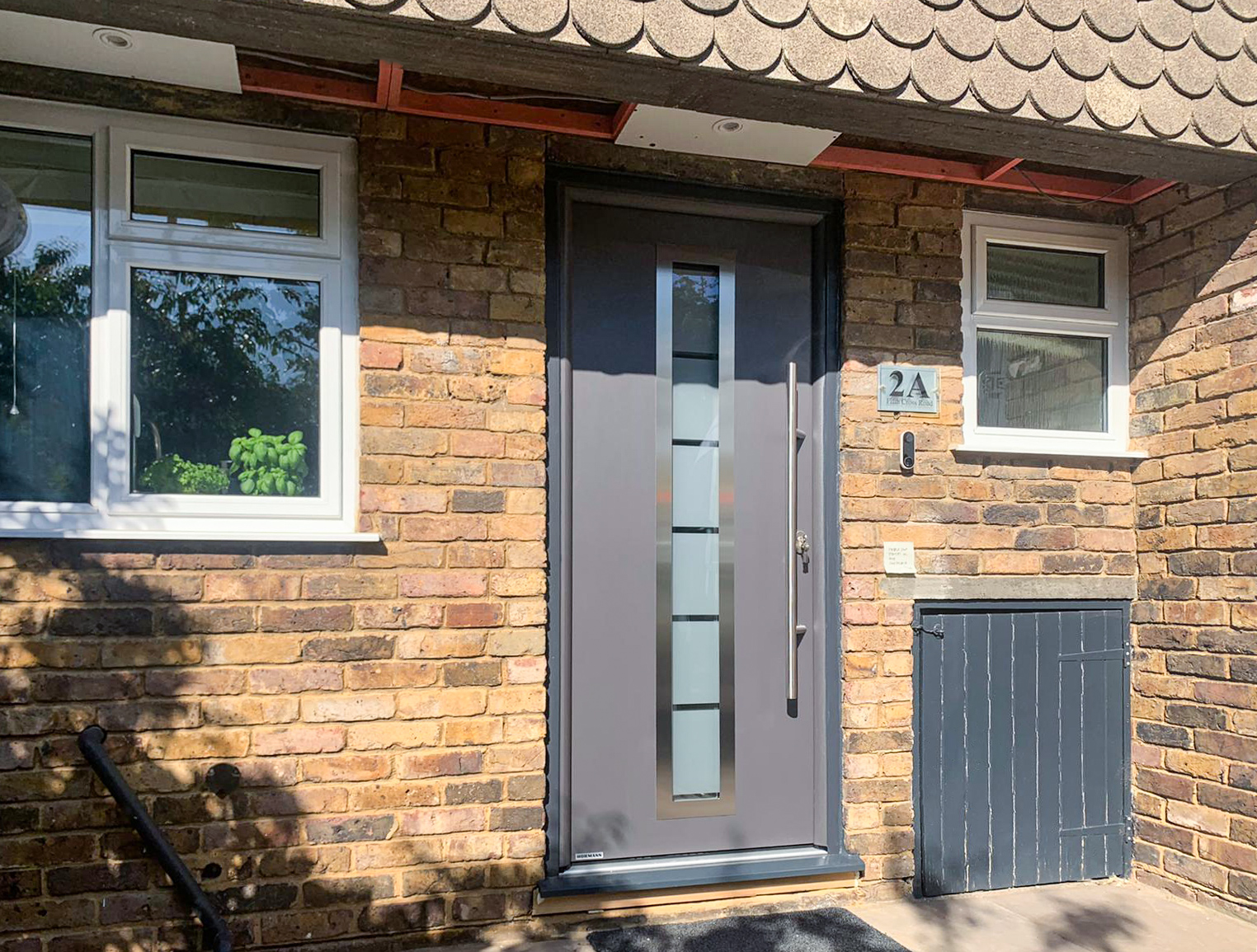 Hormann TPS 46 Style 700 Front Door in Titan Metallic - Access Garage Doors