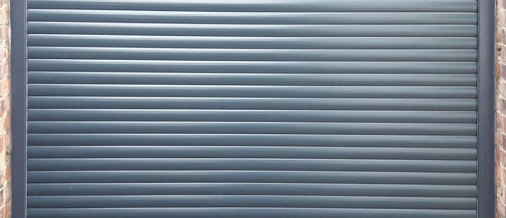 SeceuroGlide Compact Roller Garage Door Finished in Anthracite Grey